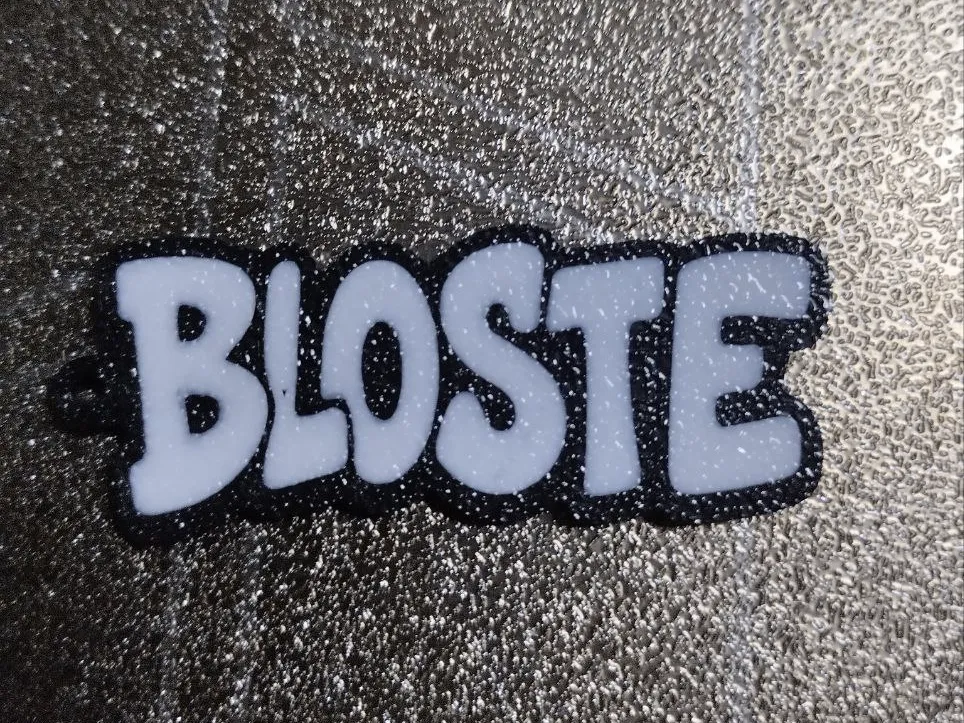 BLOSTE KEYCHAIN - Free 3D Print Model - MakerWorld