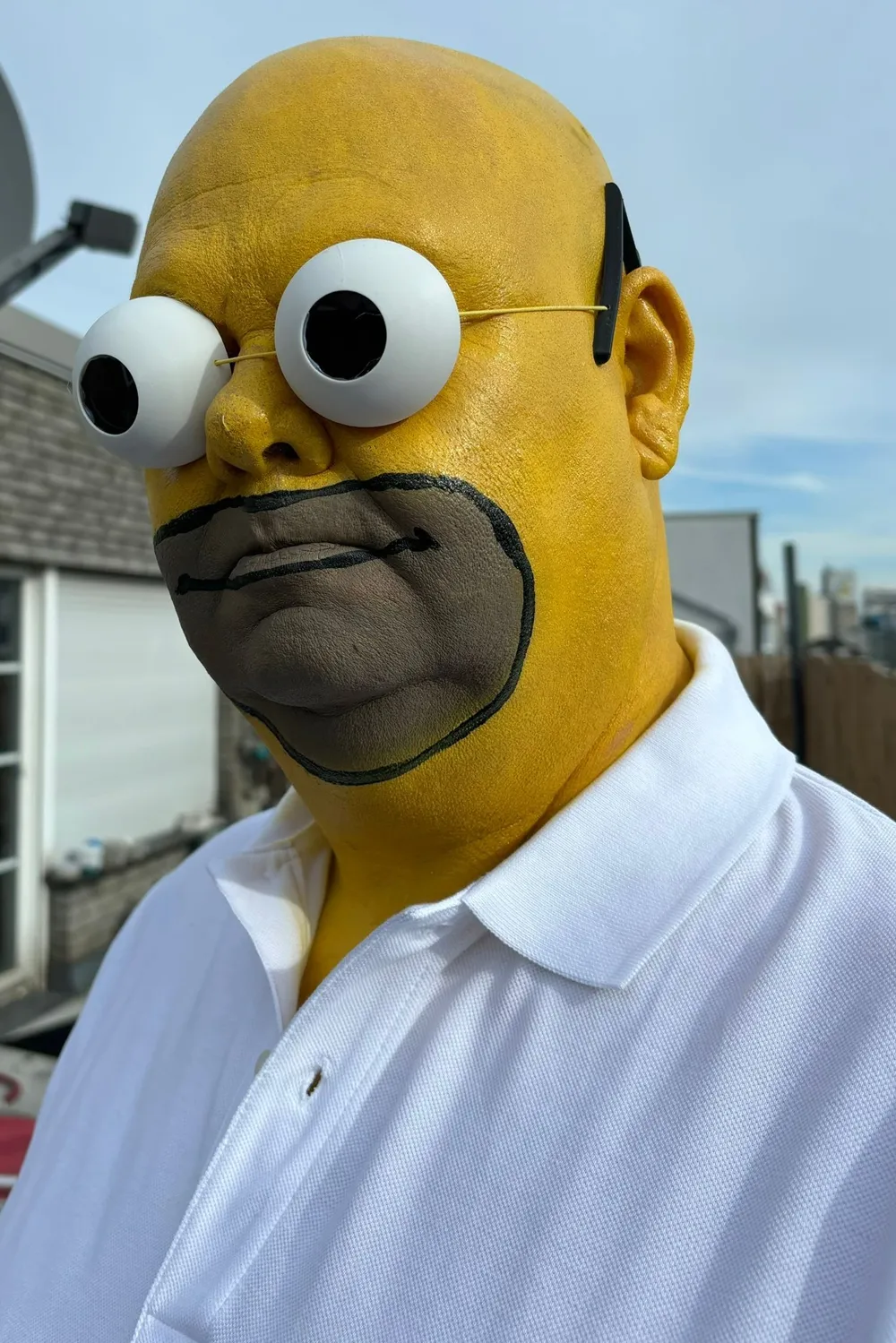 Homer Simpson Costume Eyes & Hair by B4ndit MakerWorld: Download Free ...