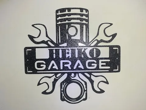 Garage Workshop Tool Sign / Wall Sign Picture V3 - Free 3D Print Model ...