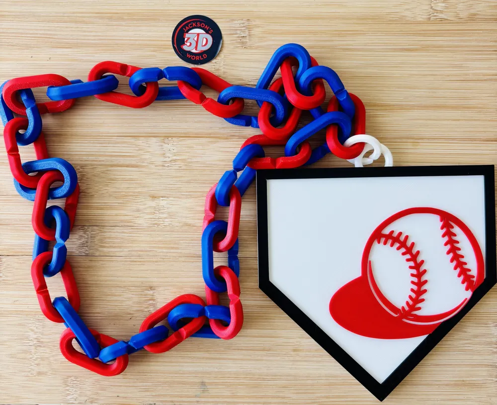 Baseball Hype chains j by Jackson's 3D World MakerWorld: Download Free ...