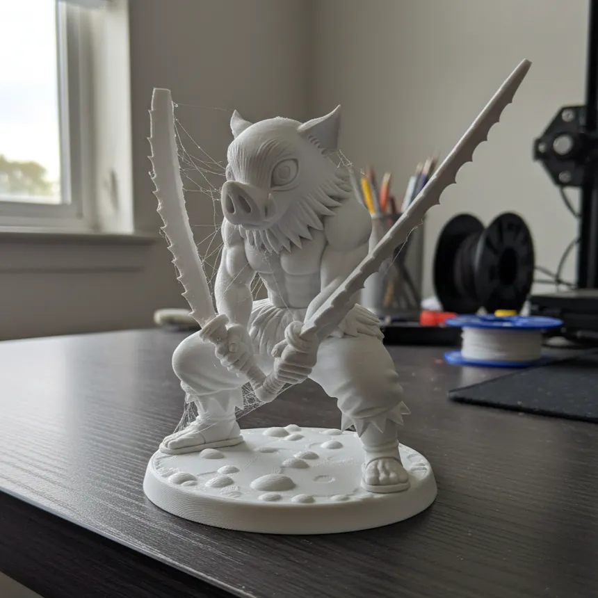 Inosuke Hashibira Demon Slayer Busto 3DPrintModel186 - Modello di ...