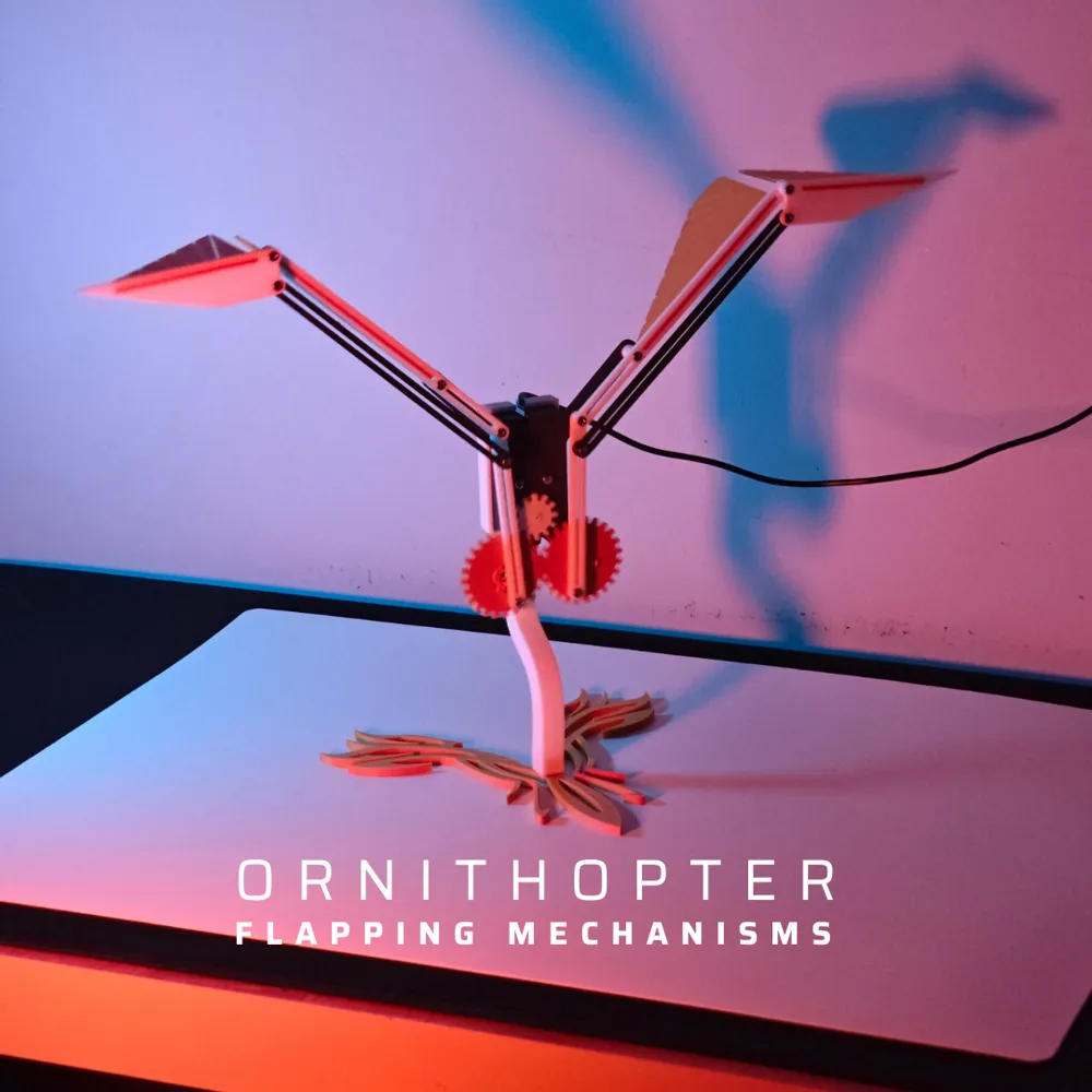 Ornithopter Flapping Mechanisms by 3D Paint Lab MakerWorld: Download ...