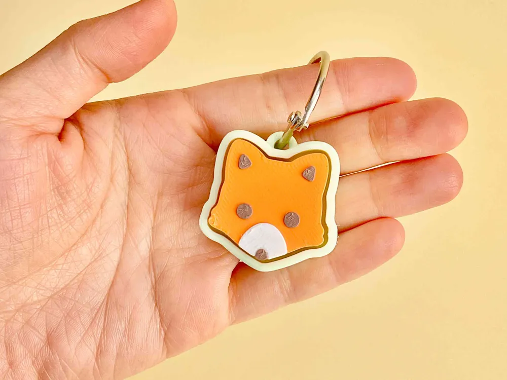 Fox — Fidget Clicker Keychain by mariesbutton MakerWorld: Download Free 3D Models