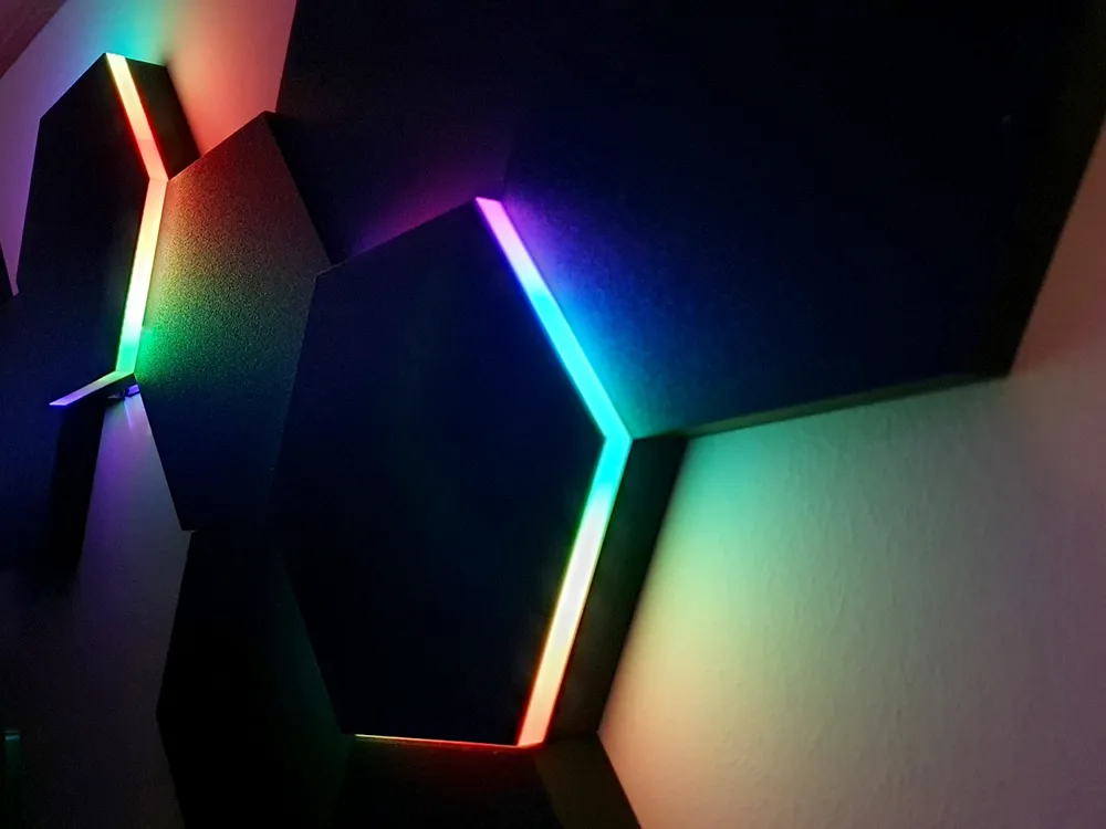 Hexatiles - Hexagon LED Wall tiles by laisch MakerWorld: Download Free ...