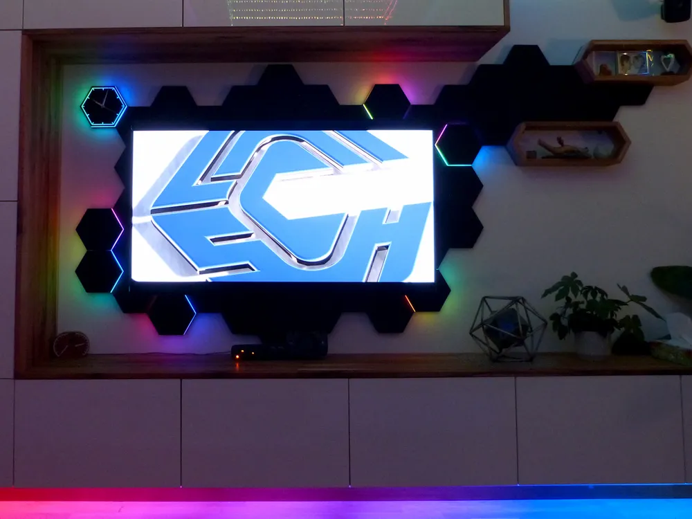 Hexatiles - Hexagon LED Wall tiles - Free 3D Print Model - MakerWorld