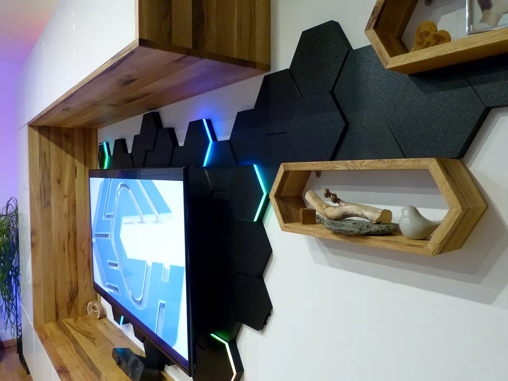 Hexatiles - Hexagon LED Wall tiles by laisch MakerWorld: Download Free ...