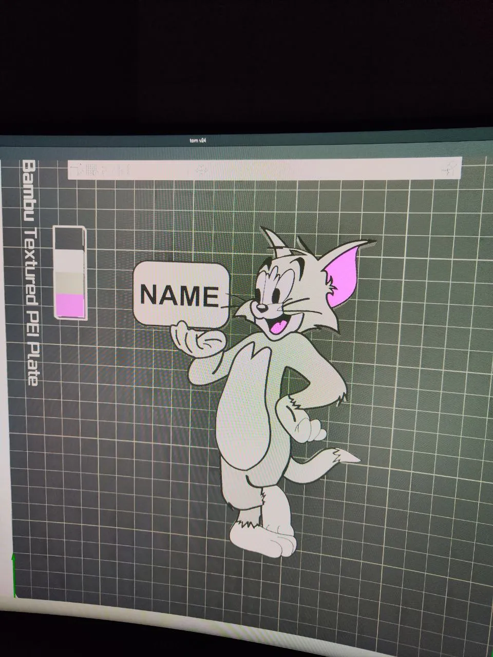 TOM LOONEY TUNES—YOUR NAME - Free 3D Print Model - MakerWorld