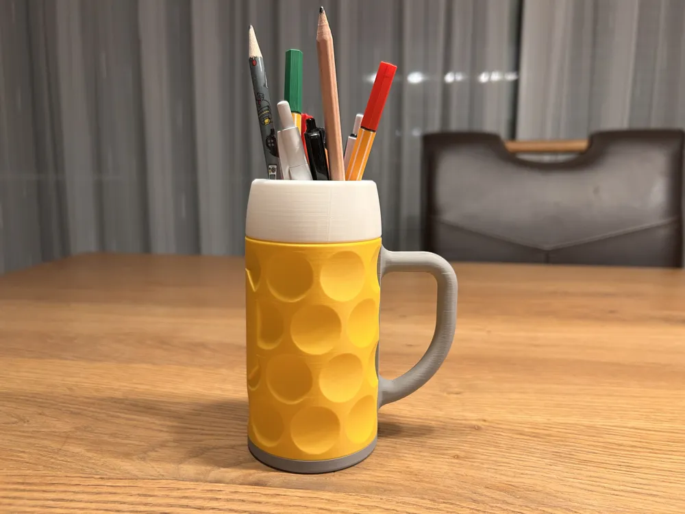 Beer mug - Free 3D Print Model - MakerWorld