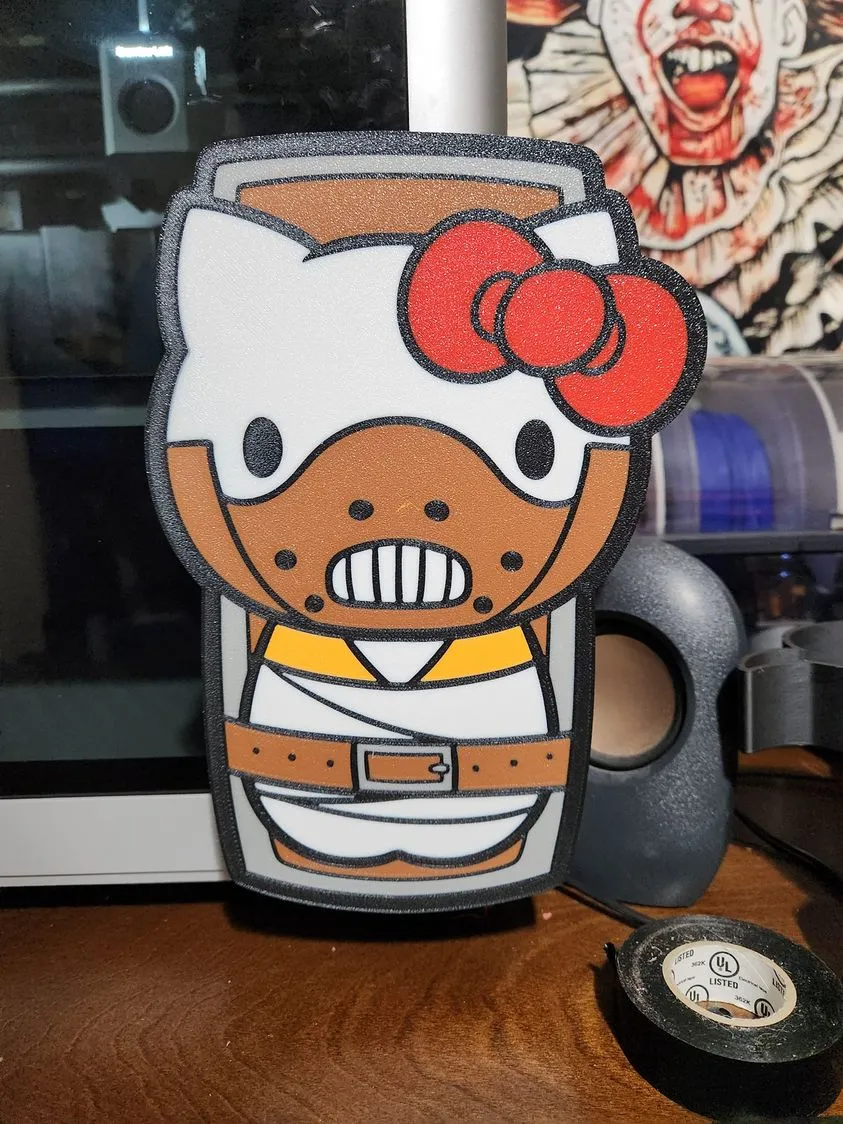 Hello Kitty Hannibal Lecter Light Box by Bromigo77 - MakerWorld