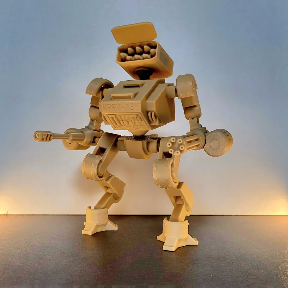 MPFV-15K Customizable Articulated Battle Walker - Free 3D Print Model ...