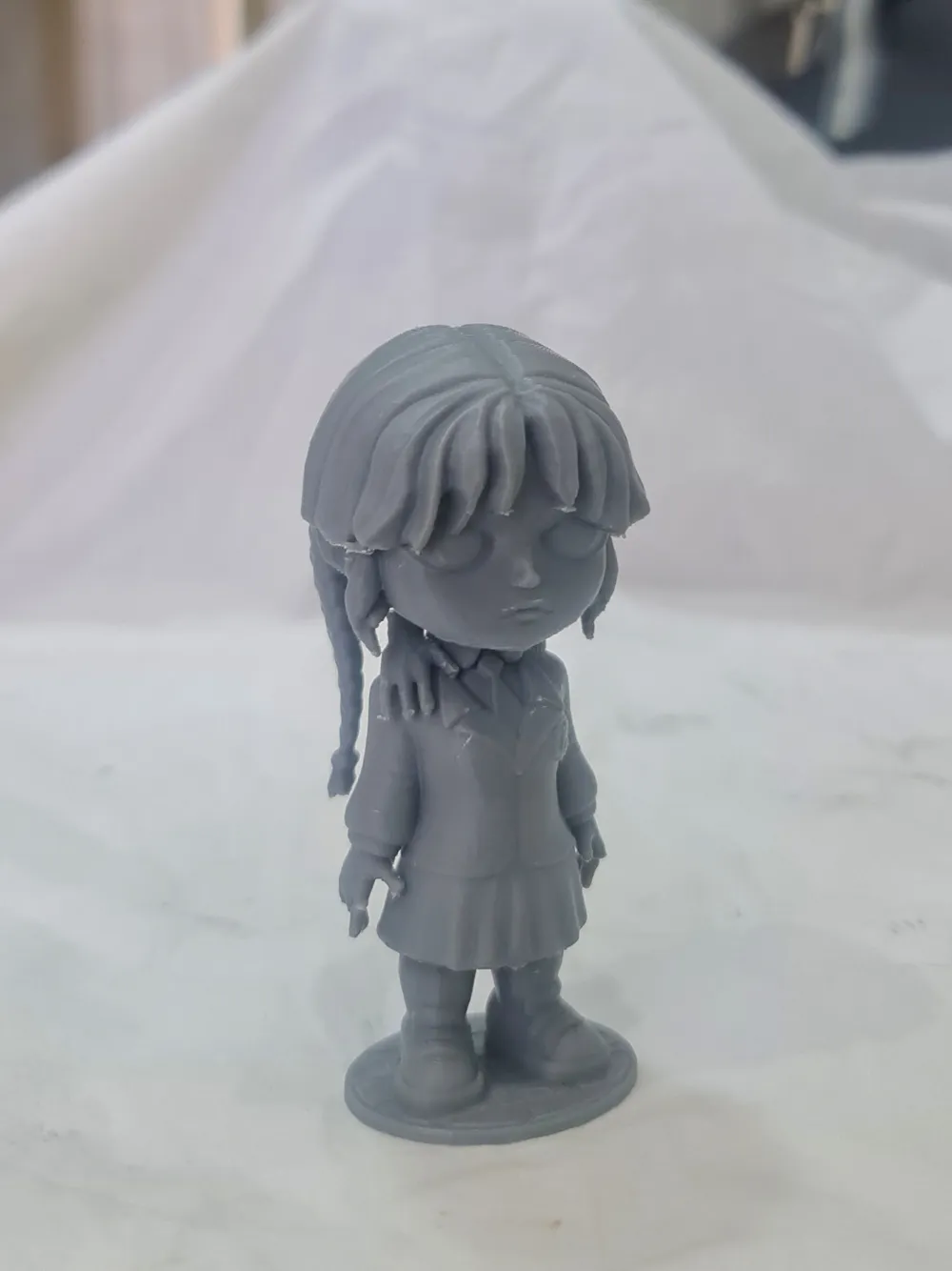 Wednesday Addams Chibi by Rosario MakerWorld: Download Free 3D Models