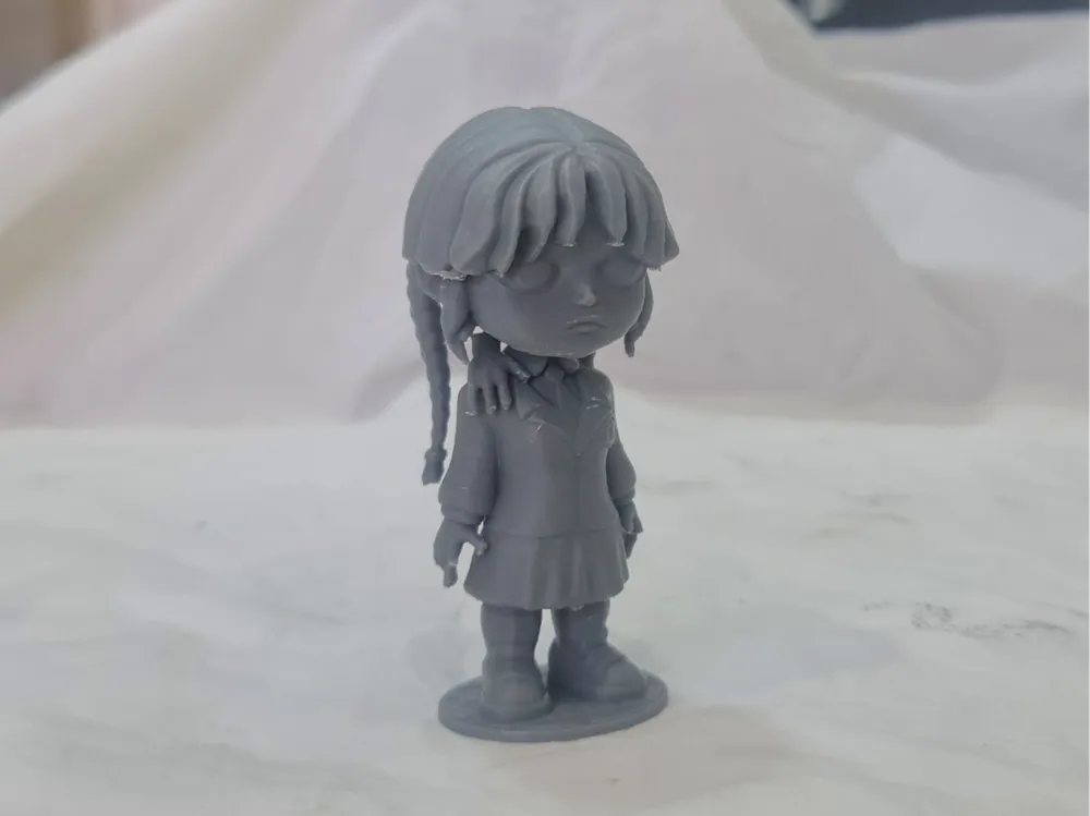 Wednesday Addams Chibi by Rosario MakerWorld: Download Free 3D Models