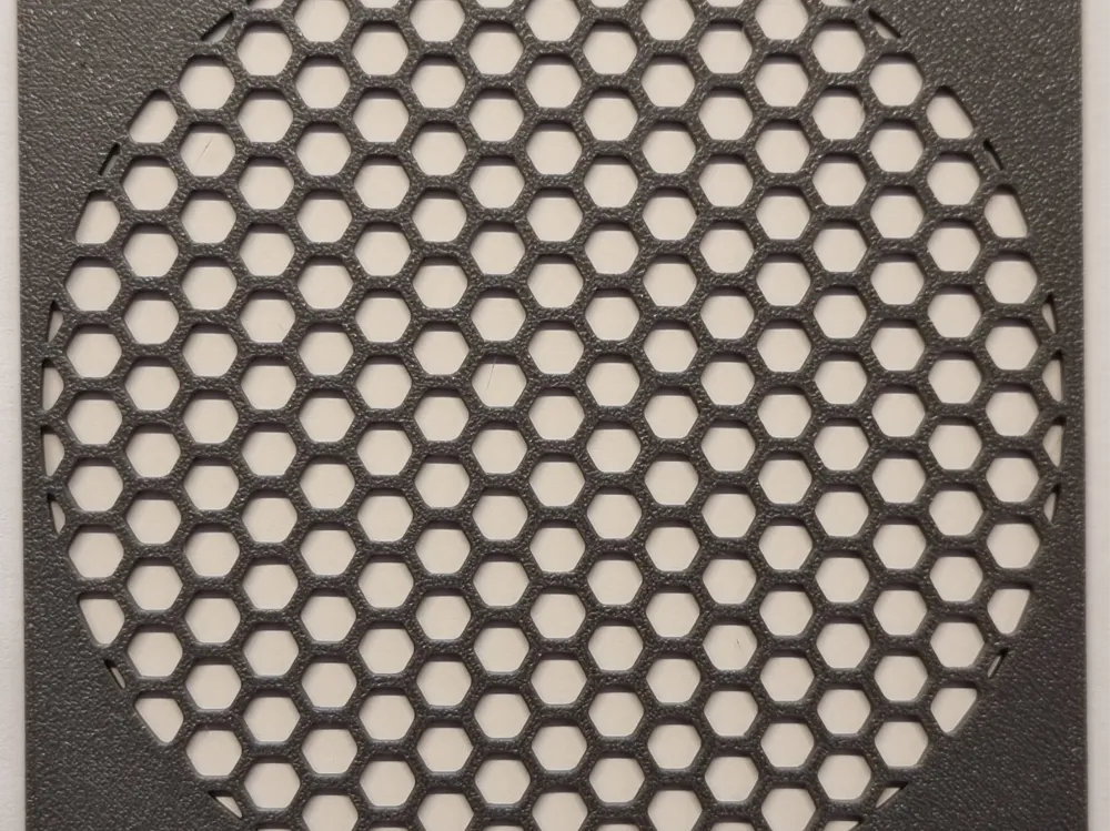 Fan Mesh Guard – Hexagonal Pattern – 120mm by ERALabs - MakerWorld