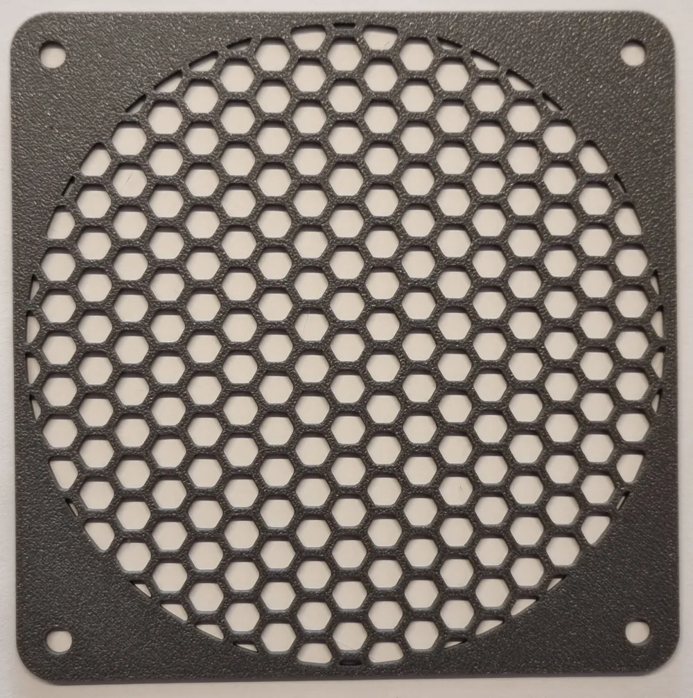 Fan Mesh Guard – Hexagonal Pattern – 120mm by ERALabs - MakerWorld