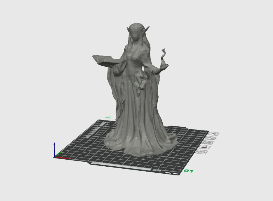 Lineva - DnD - Elf mage or cleric by Igor_Domingos - MakerWorld