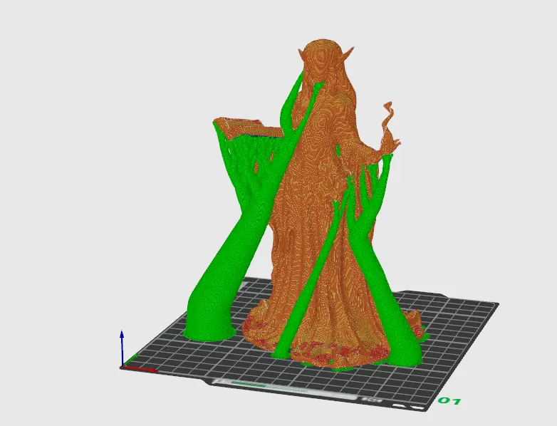 Lineva - DnD - Elf mage or cleric by Igor_Domingos - MakerWorld