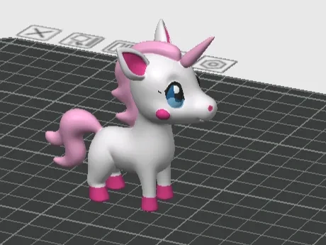 Adorable Unicorn Figurine Model by DeanMakerWorld: Download Free 3D Models