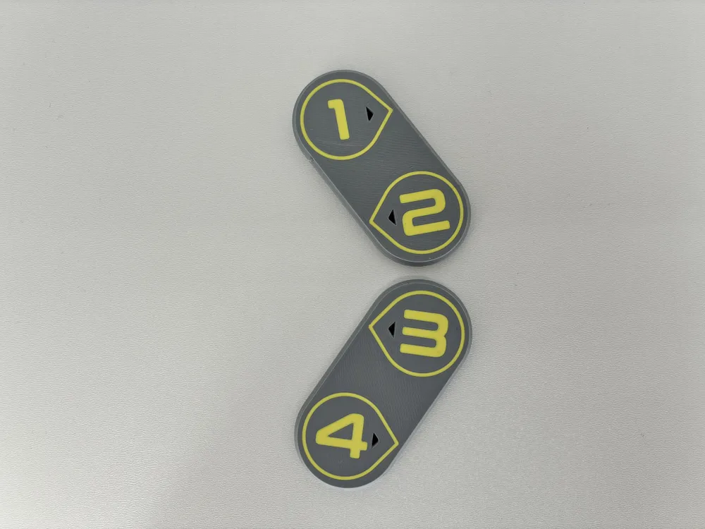 AMS Lite Numbers for A1 Top Mount Remixed by Wojciech Kawa MakerWorld ...