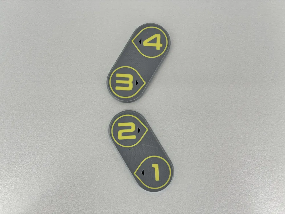 AMS Lite Numbers for A1 Top Mount - Free 3D Print Model - MakerWorld