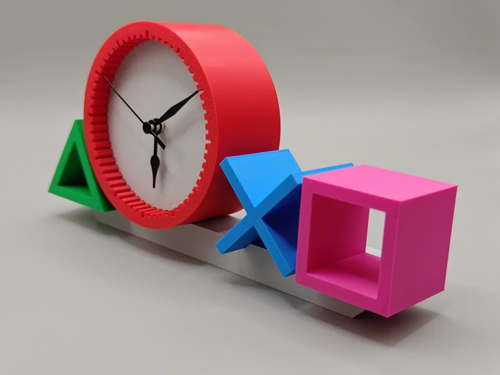 Simple PlayStation 1 Icon Clock by G-Man Projects - MakerWorld