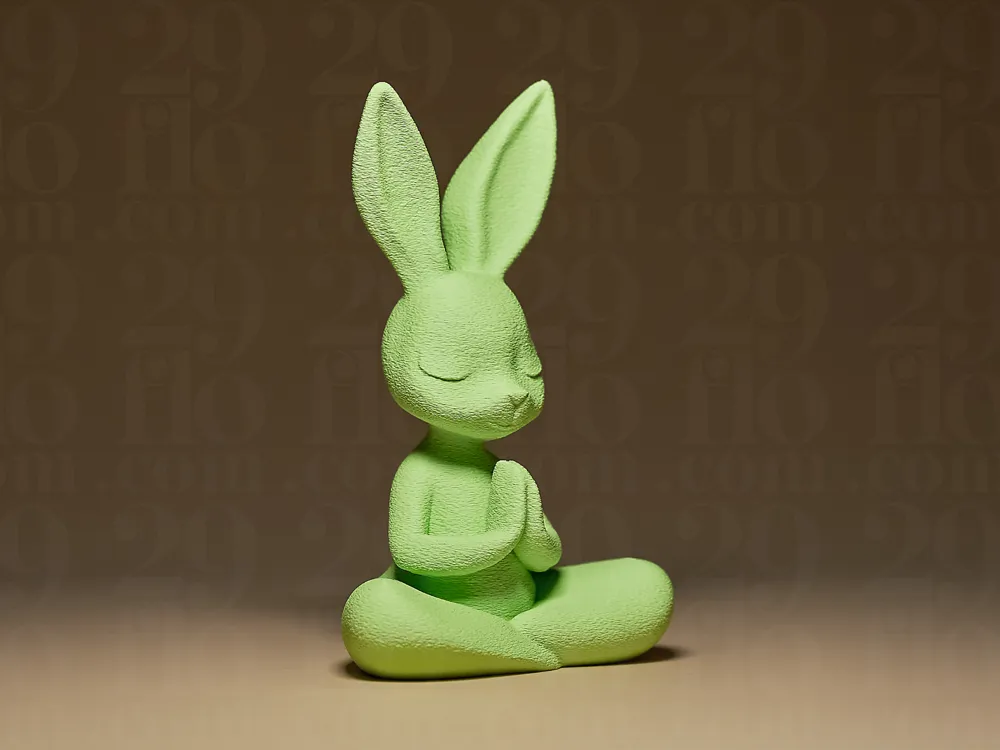 Meditating Bunny by 29FLO MakerWorld: Download Free 3D Models