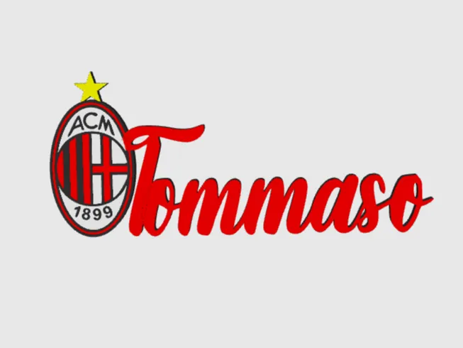 Milan Tommaso Logo - Free 3D Print Model - MakerWorld