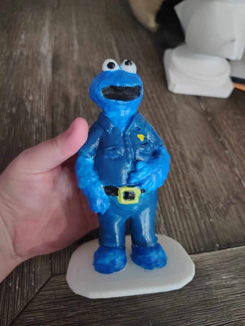 Cookie Monster Officer by TheHerd - MakerWorld