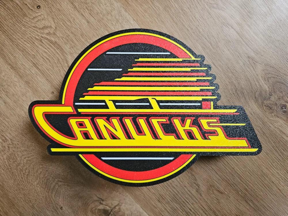 Canucks Flying Skate (2023 Version) LED Lightbox by Fast3D MakerWorld ...