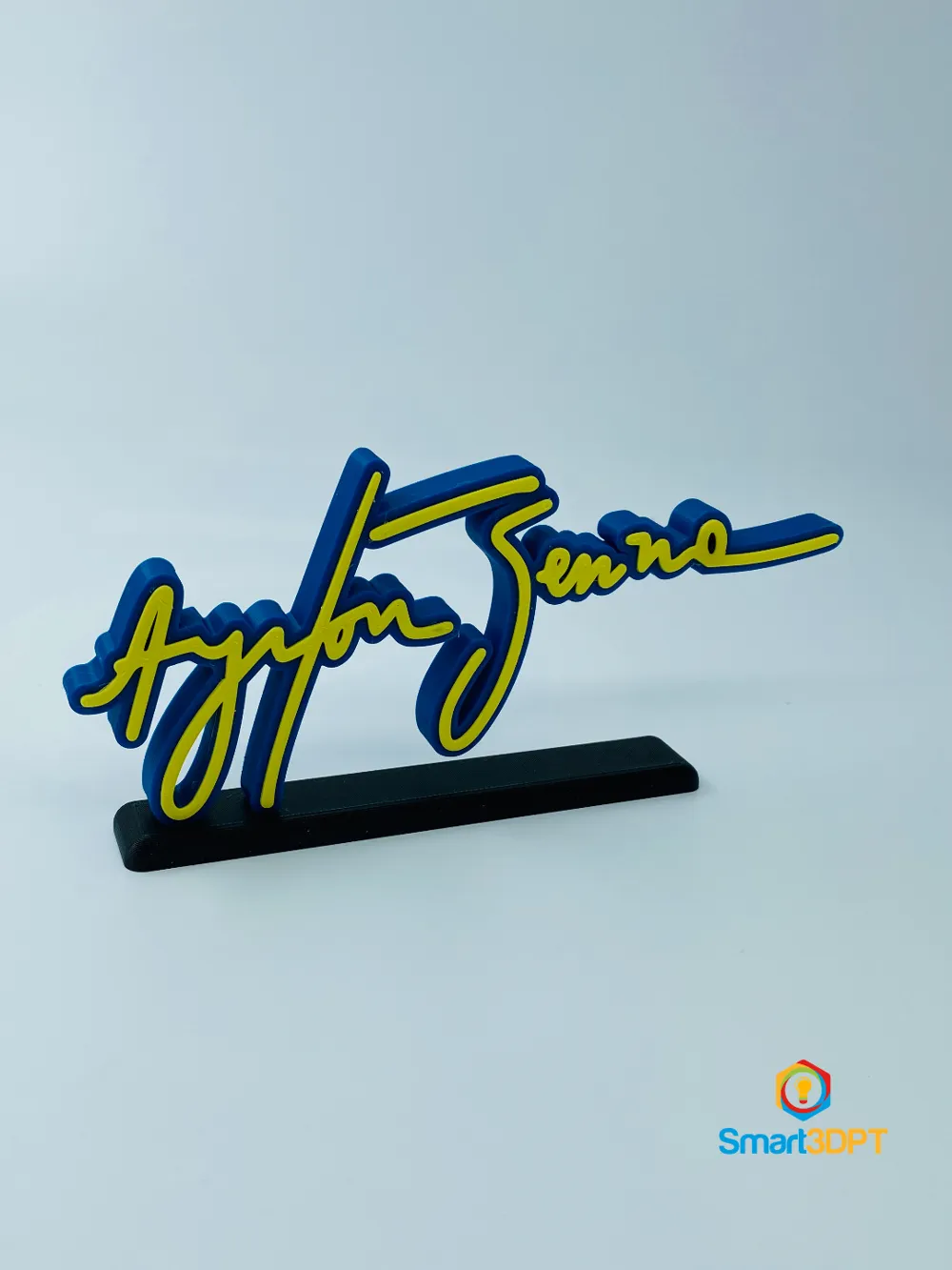 Ayrton senna logo sign by Smart3d by Gabriel Gomes - MakerWorld