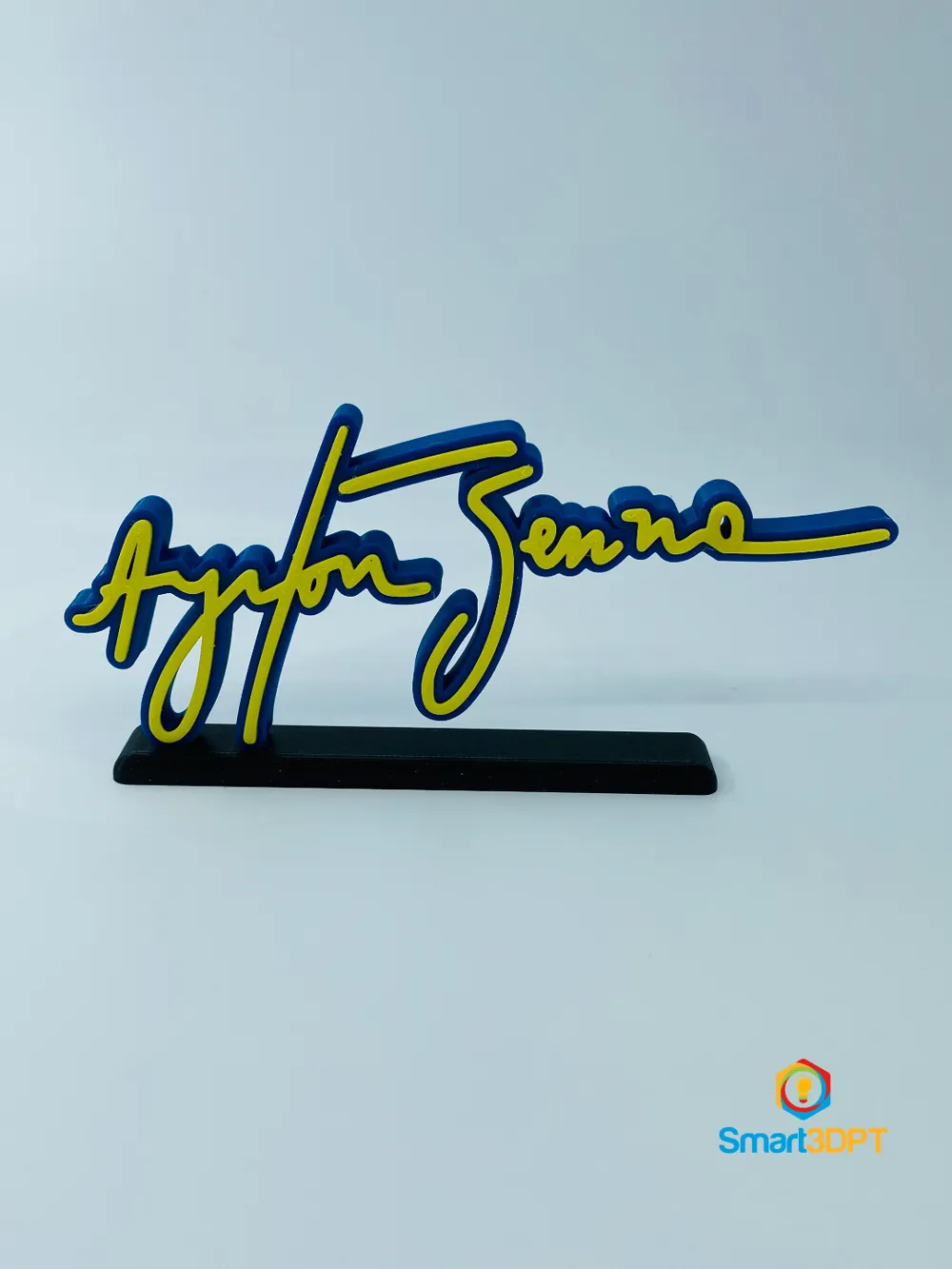 Ayrton senna logo sign by Smart3d by Gabriel Gomes - MakerWorld