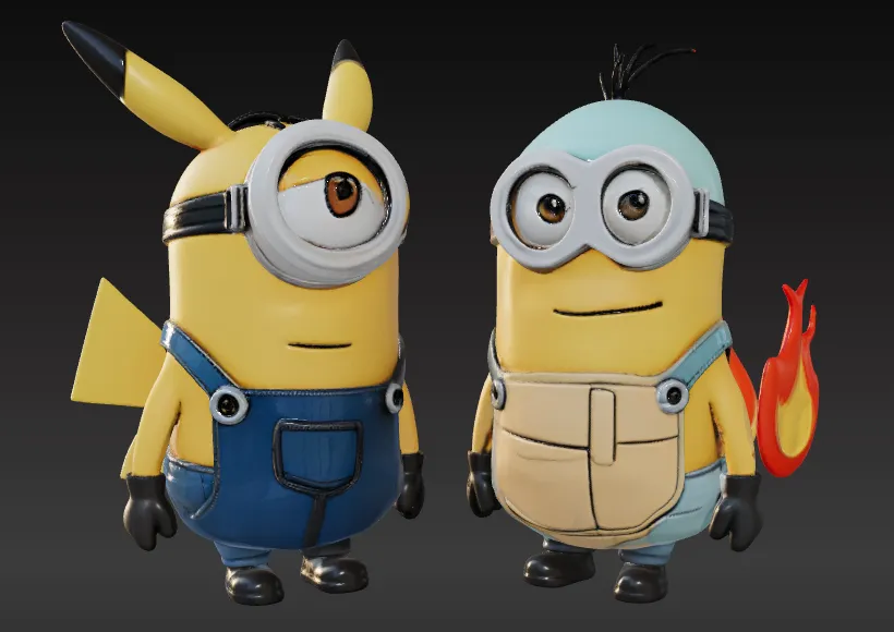 Minion Fire Pokémon: The Blazing Hero by Neoflix3d - MakerWorld