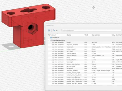 Parkside clamp attachment for Bosch guide rail - Free 3D Print Model ...