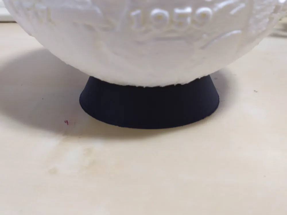 Sphere Lamp Base with Lithophane Thread by user_1430640747 - MakerWorld