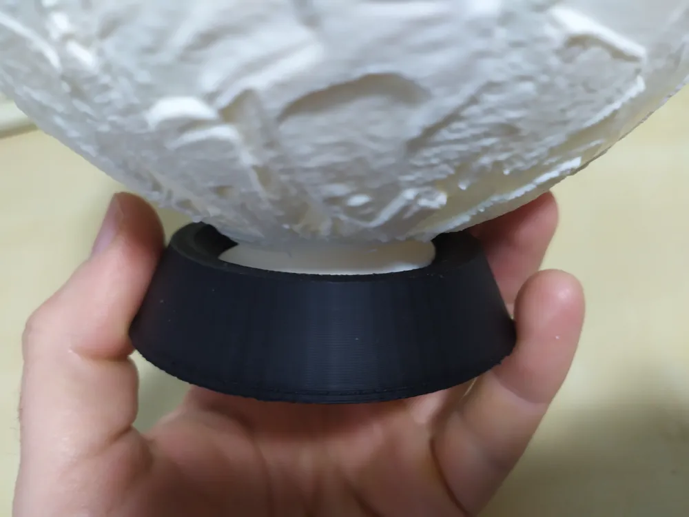 Sphere Lamp Base with Lithophane Thread by user_1430640747 - MakerWorld