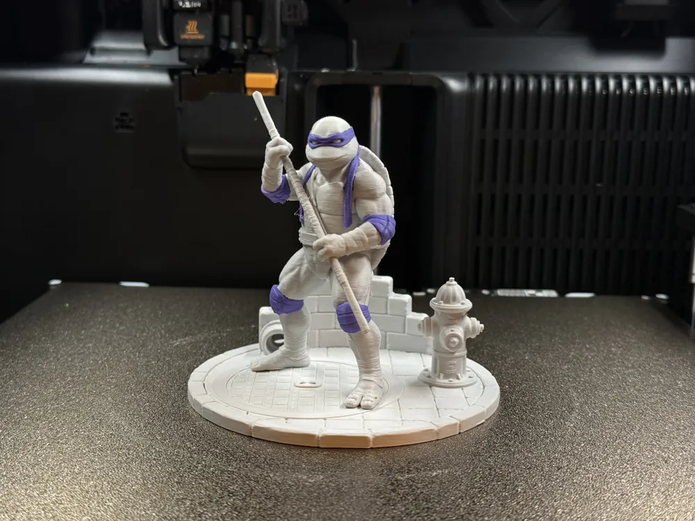 TMNT Donatello Sketch Statue | Dual Color Optional - Free 3D Print ...