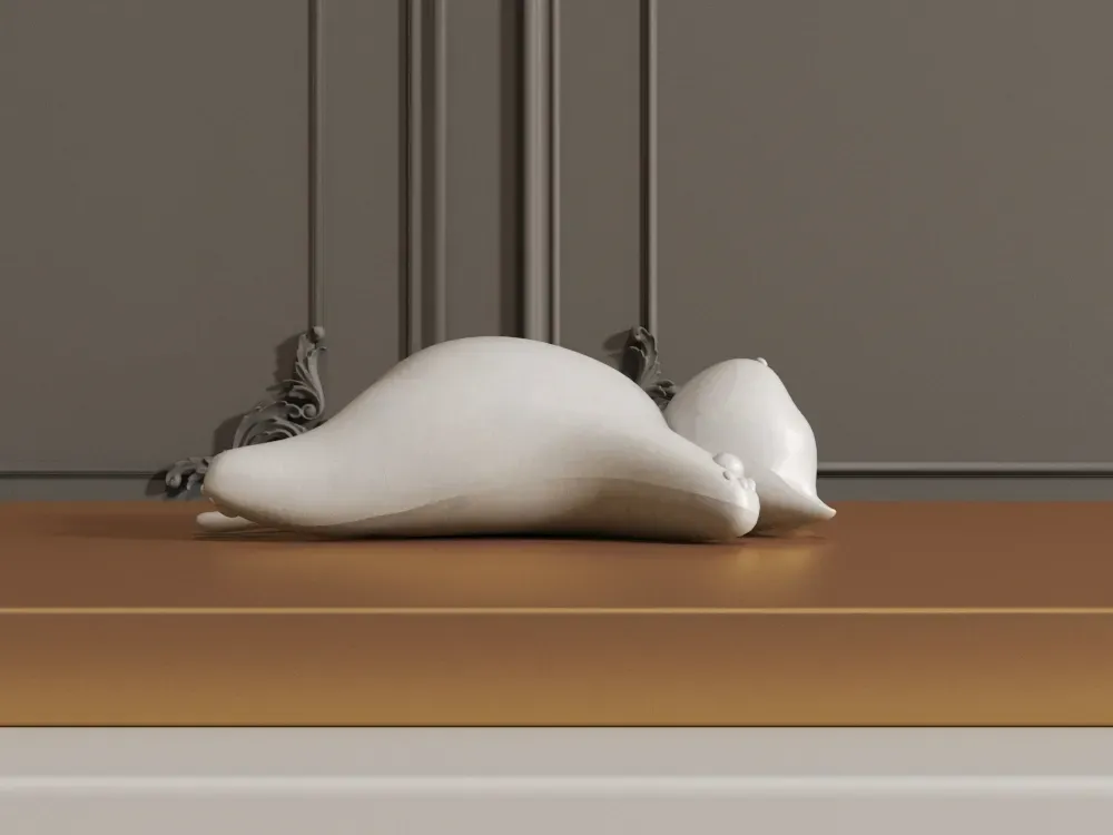 Reclining Cat by 天天向上 - MakerWorld