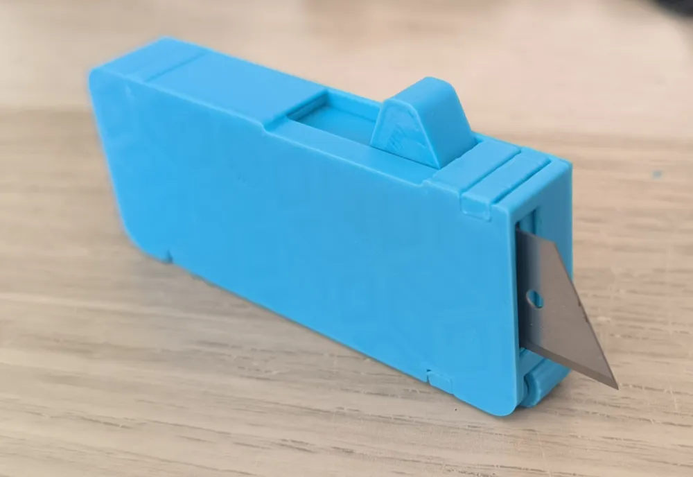 OTF double action utility knife - fully 3D printed - Free 3D Print ...