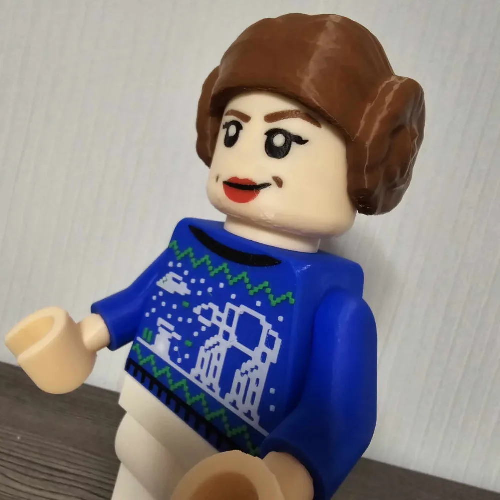 Princess Leia * X-Mas Edition * 500% ~21 cm - Free 3D Print Model ...
