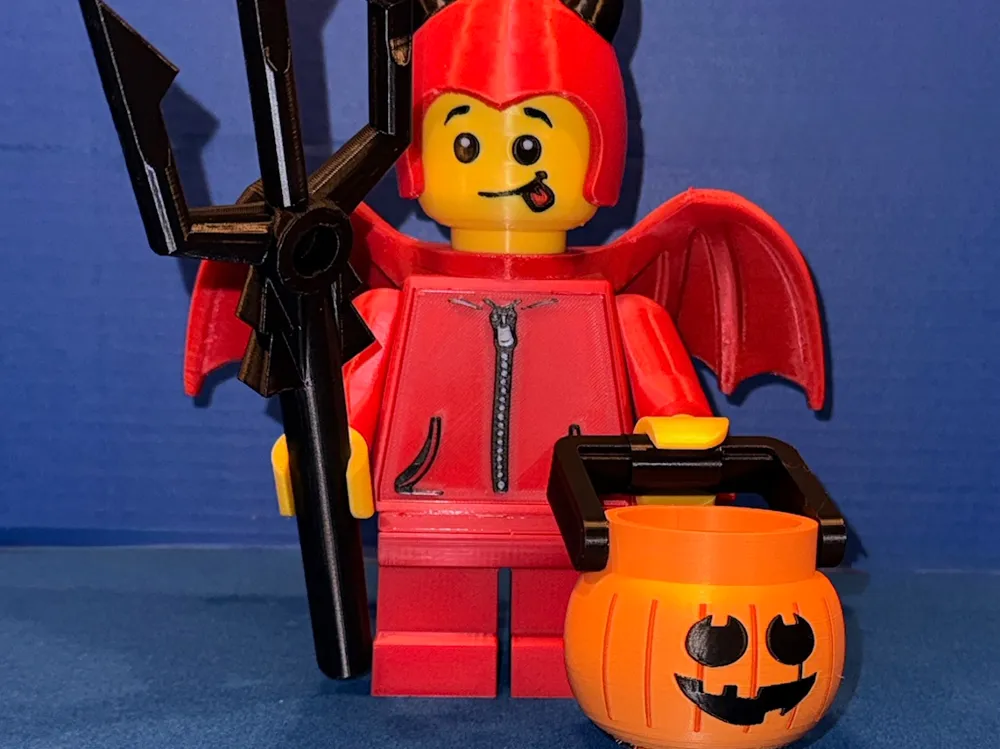 Cute Little Devil MegaFigure (5:1 Scale) Remixed by BrickDreams ...