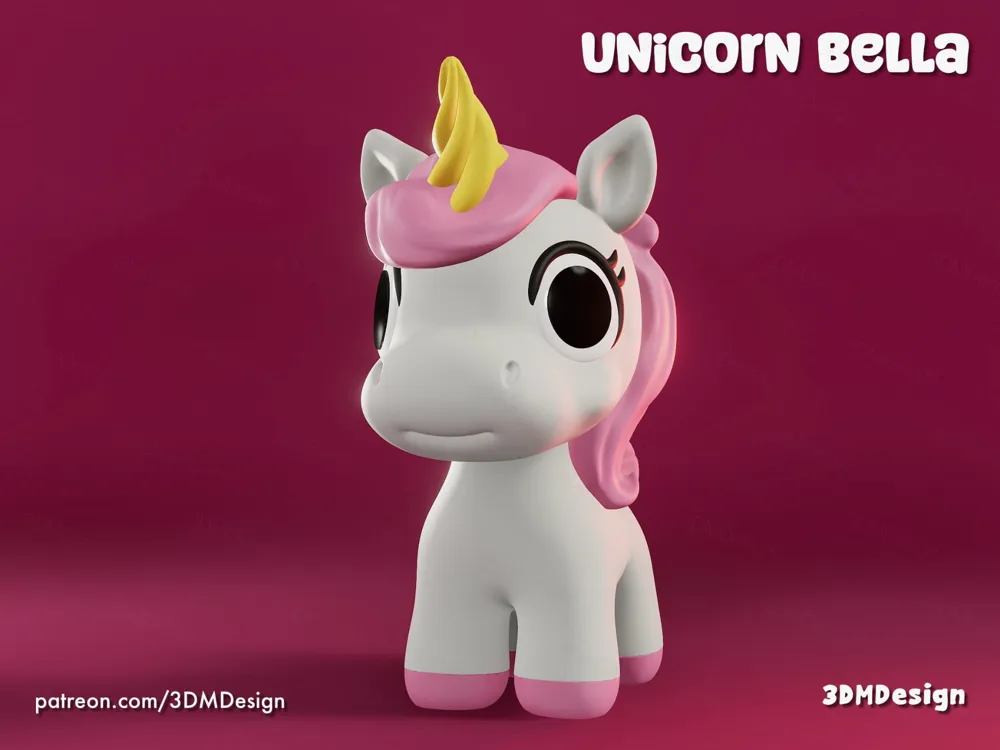 Bella the Unicorn by 3DMDesign MakerWorld: Download Free 3D Models