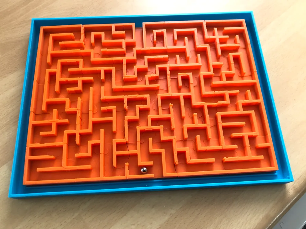 Jig-Saw Maze Multi Puzzle by kevr102 - MakerWorld
