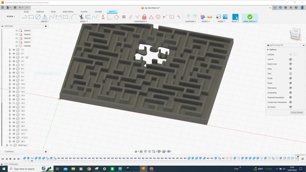 Jig-Saw Maze Multi Puzzle by kevr102 - MakerWorld