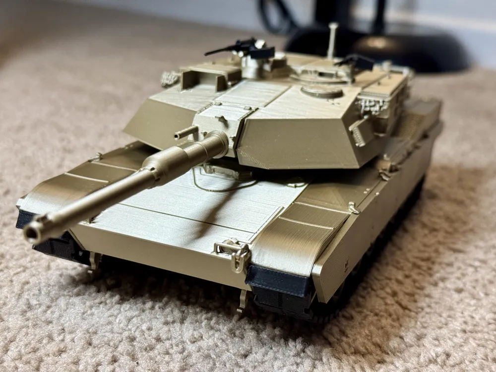 M1A1 Abrams 1:35 Scale USA - Free 3D Print Model - MakerWorld