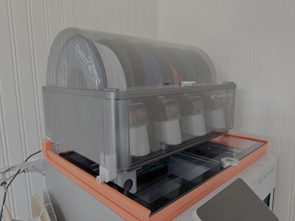 AMS 2 Pro mounts for AMS Glass Slider Riser V5 by A tinkerer MakerWorld ...