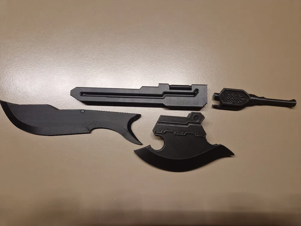 Transformable Switch Axe | MHWilds by Stingl MakerWorld: Download Free ...