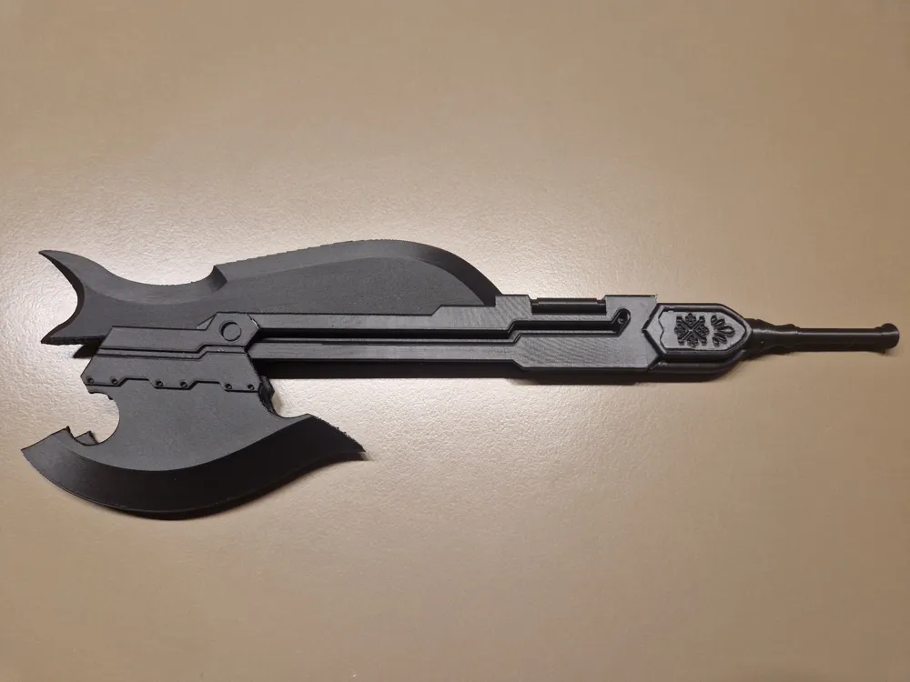 Transformable Switch Axe | MHWilds - Free 3D Print Model - MakerWorld