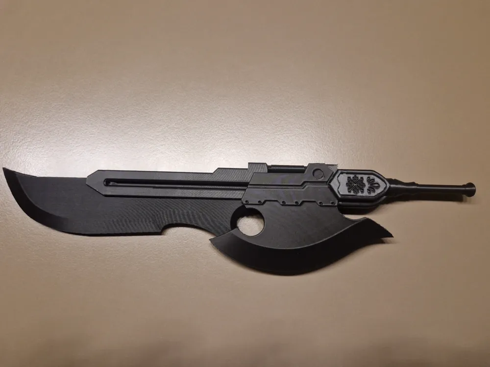 Transformable Switch Axe | MHWilds - Free 3D Print Model - MakerWorld