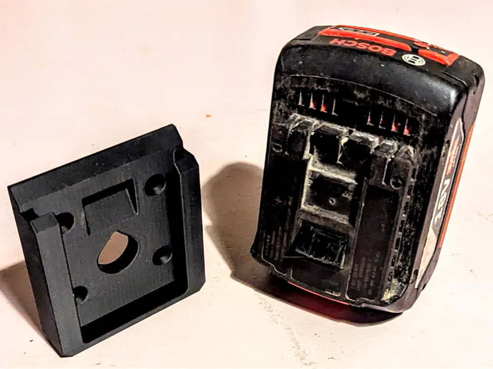 Bosch Pro 18v Battery Holder by Insbrok MakerWorld: Download Free 3D Models