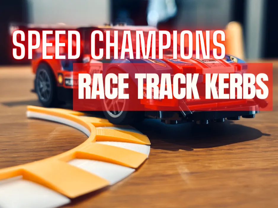 Racing Kerbs for Brick Speed Champions by Mitchy Lin - MakerWorld