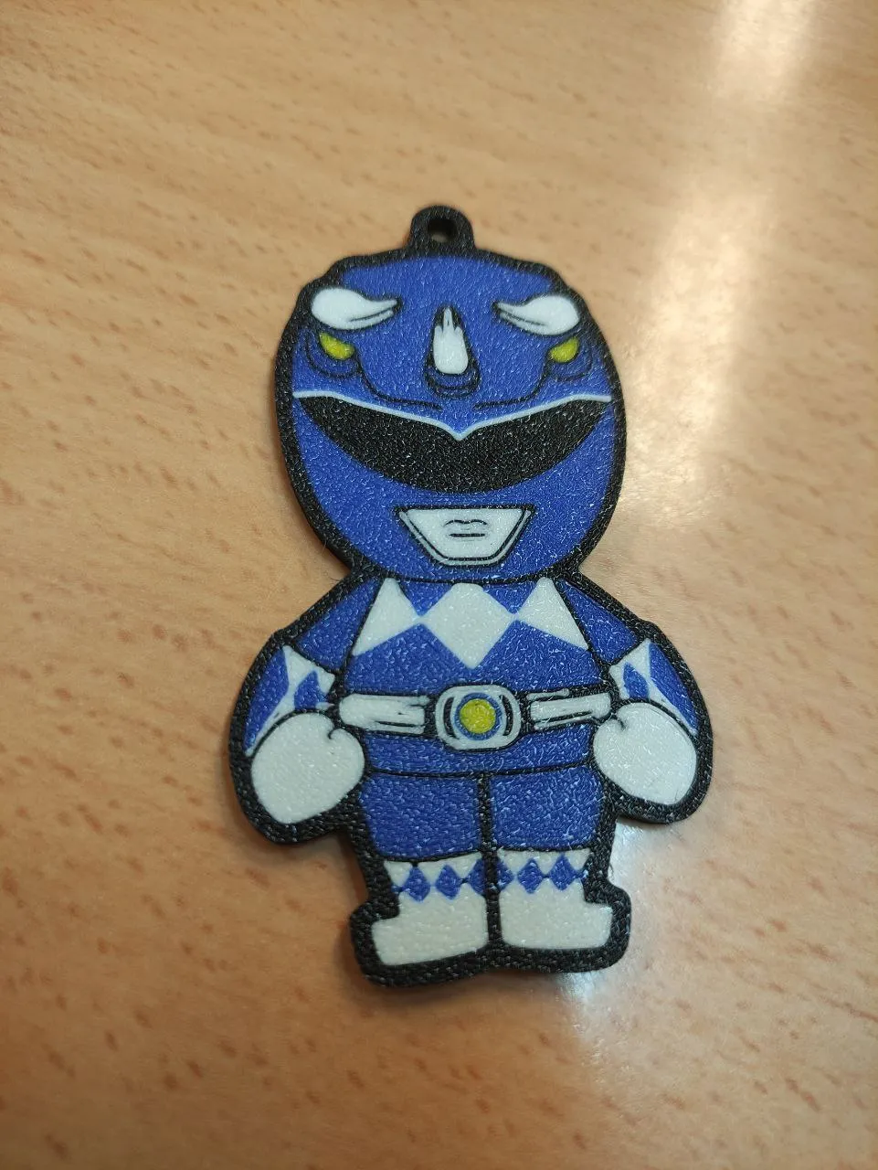 Chibi Power Ranger Blue Keychain by Juanill0 - MakerWorld
